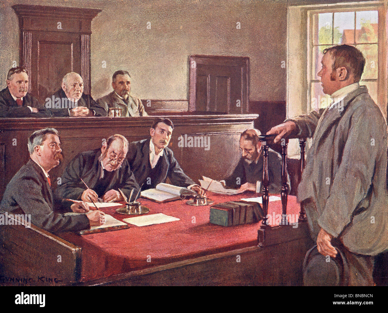 1800s courtroom hi-res stock photography and images - Alamy