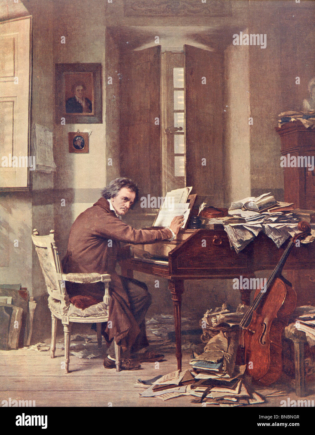 Piano in 1800s hi-res stock photography and images - Alamy