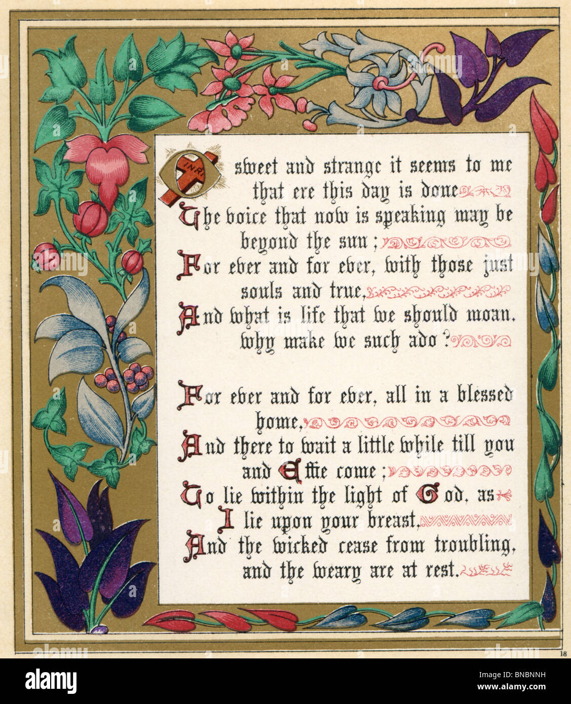 Victorian Corner Border Design