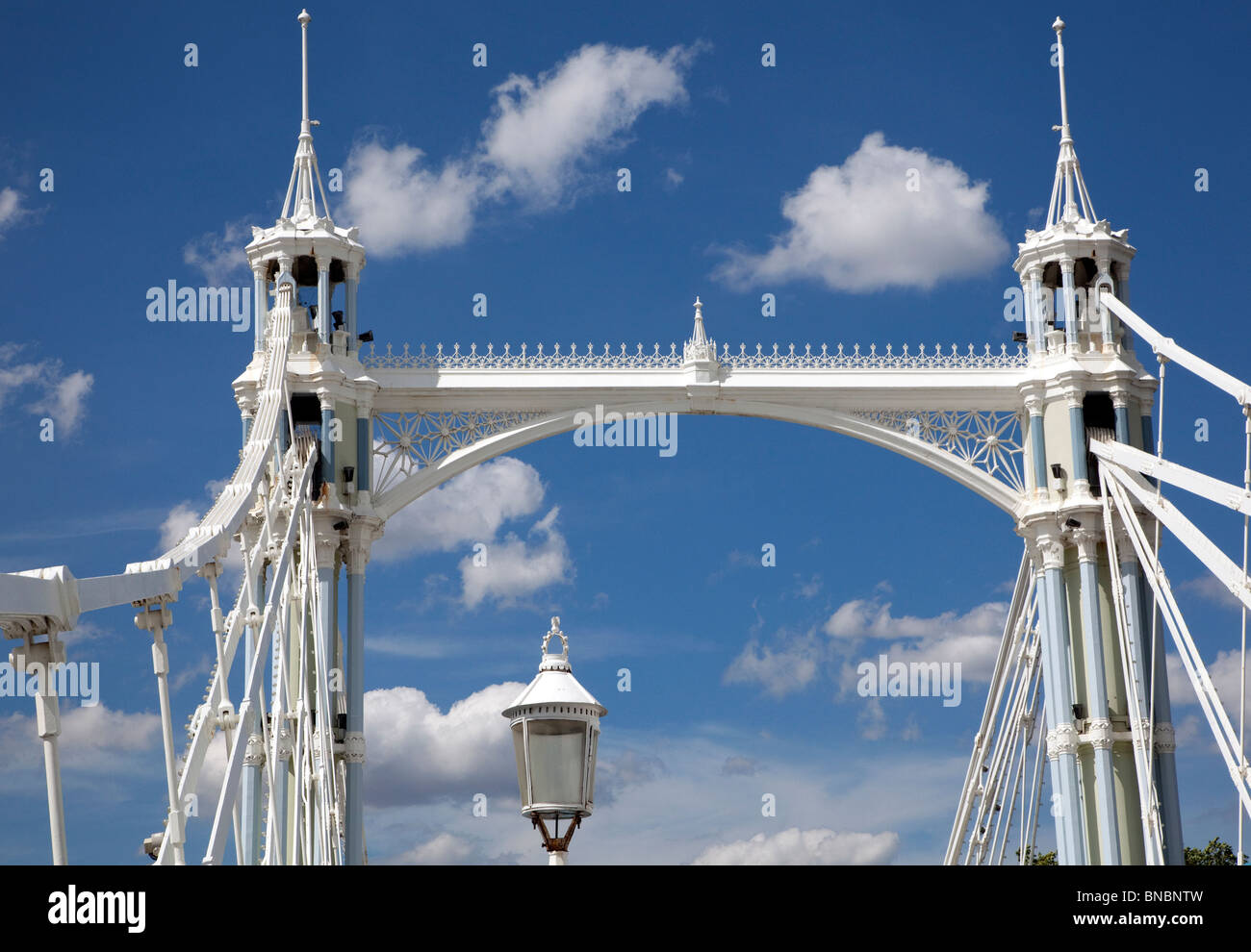 Albert Bridge, London (detail Stock Photo - Alamy