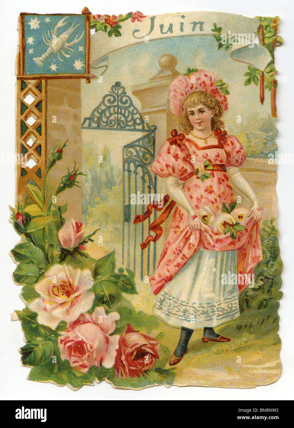 Calendar Card - June Stock Photo - Alamy