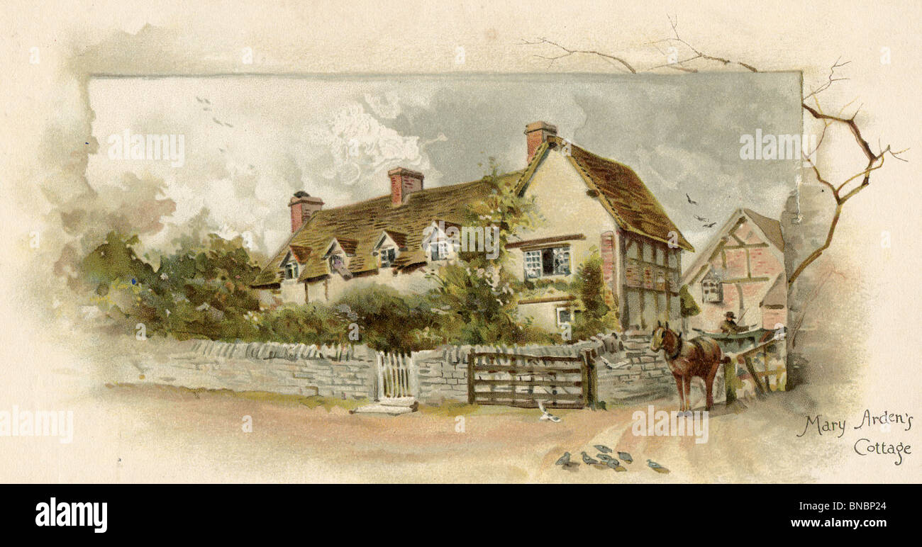 Shakespeare and His Birthplace - Mary Arden's Cottage (Mother of ...