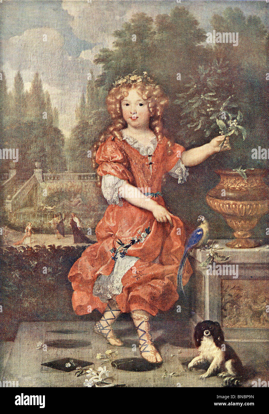 Portrait of a Young Princess Stock Photo - Alamy