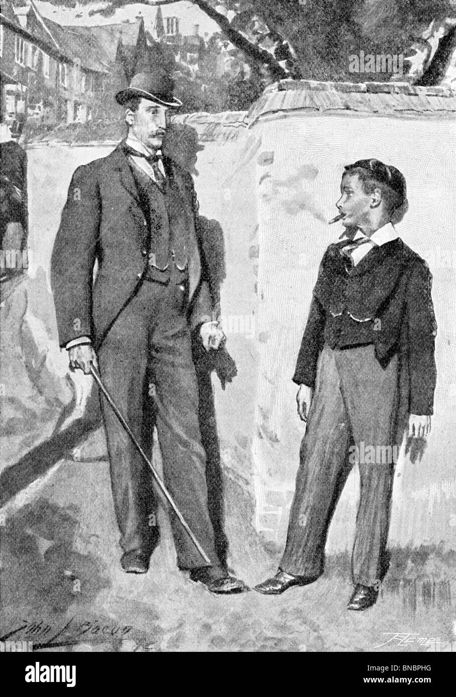 Victorian father and son hi-res stock photography and images - Alamy