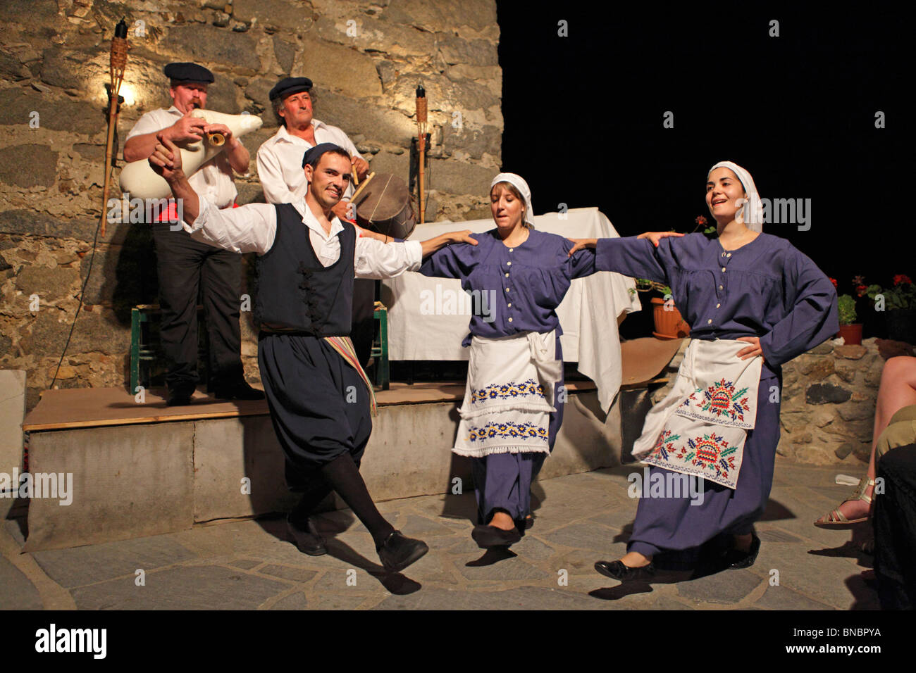 performance of traditional dances and music, Naxos Town, Island of ...