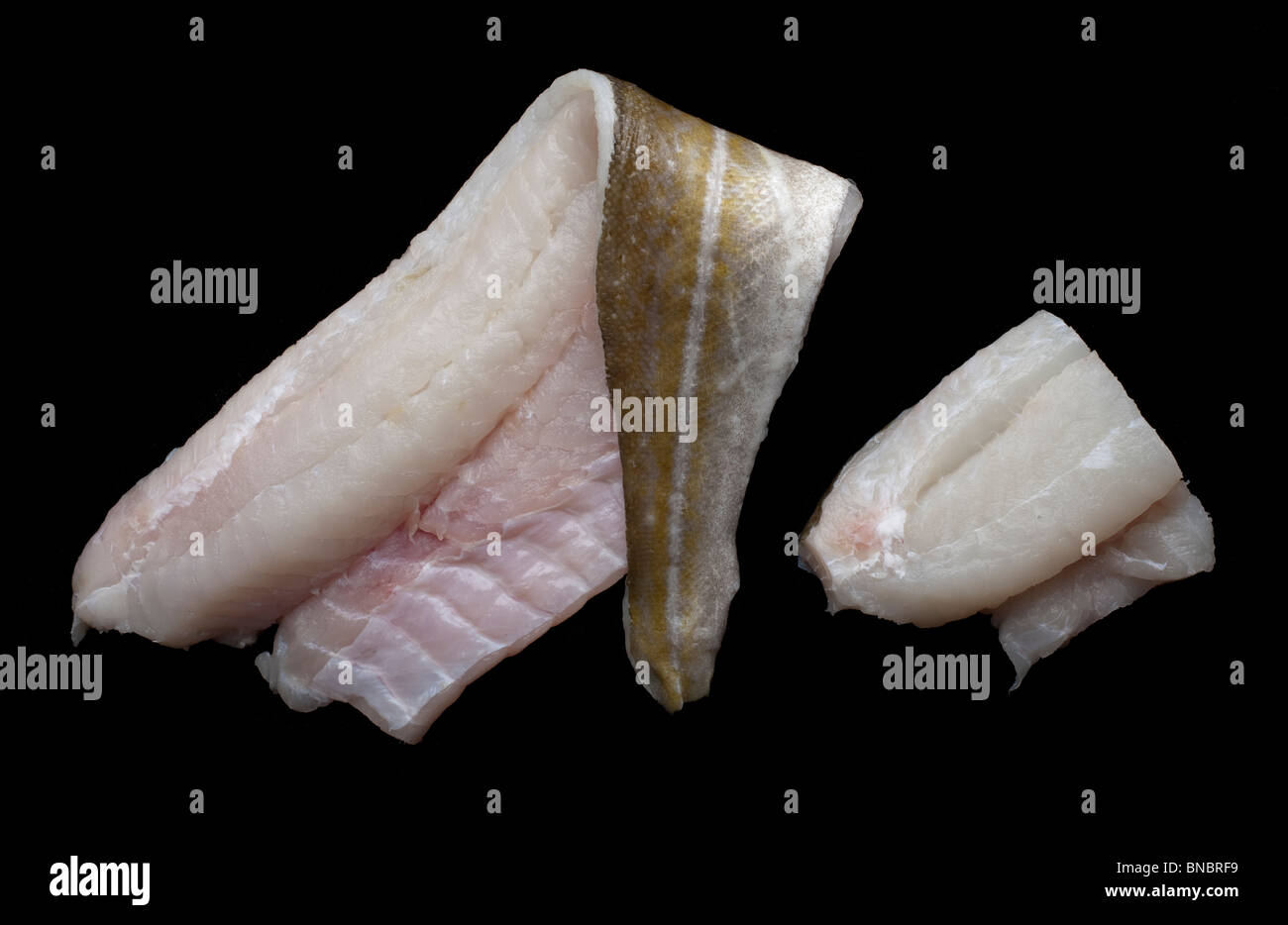 Cod fillets of the genus Gadus a popular food with a mild flavor, low ...