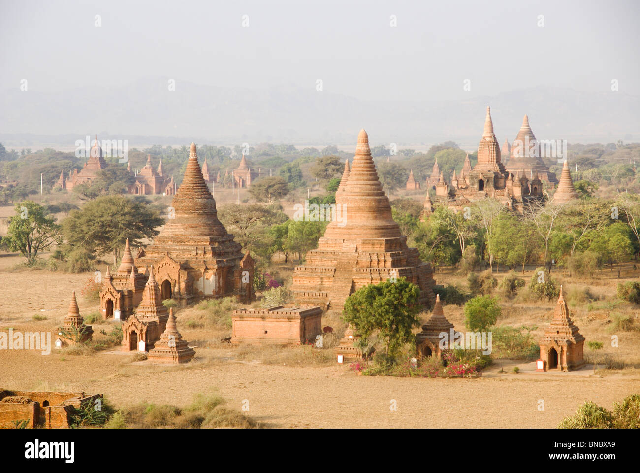 Myanmar, Bagan pagoda temples Stock Photo - Alamy
