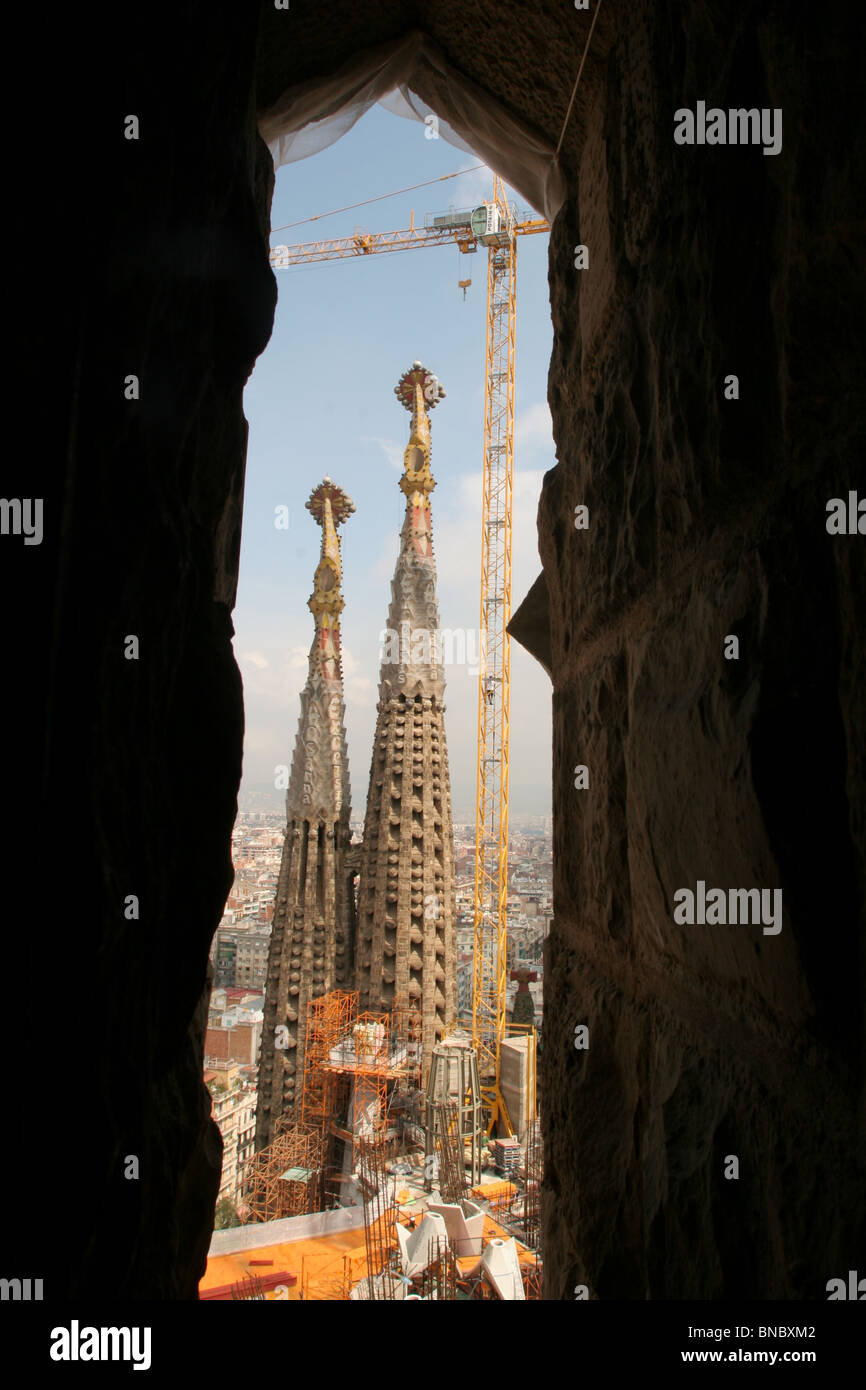 La Sagrada Familia, designed by architect Antoni Gaudi, Barcelona ...