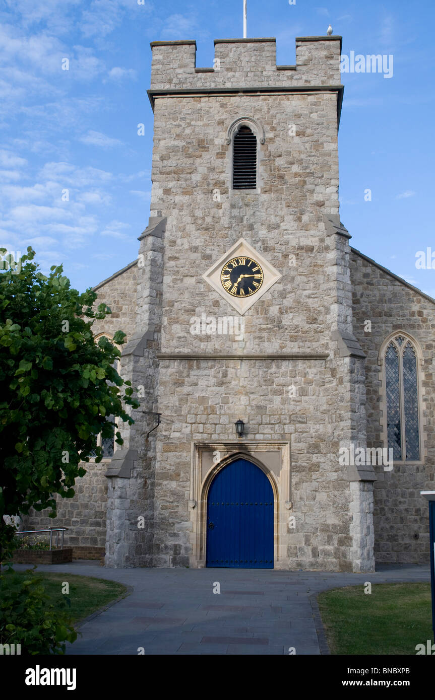 St Alphege church high street whitstable kent england uk Stock Photo ...