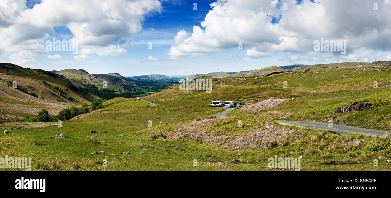 Hardknott Pass Panorama High Resolution Stock Photography and Images ...