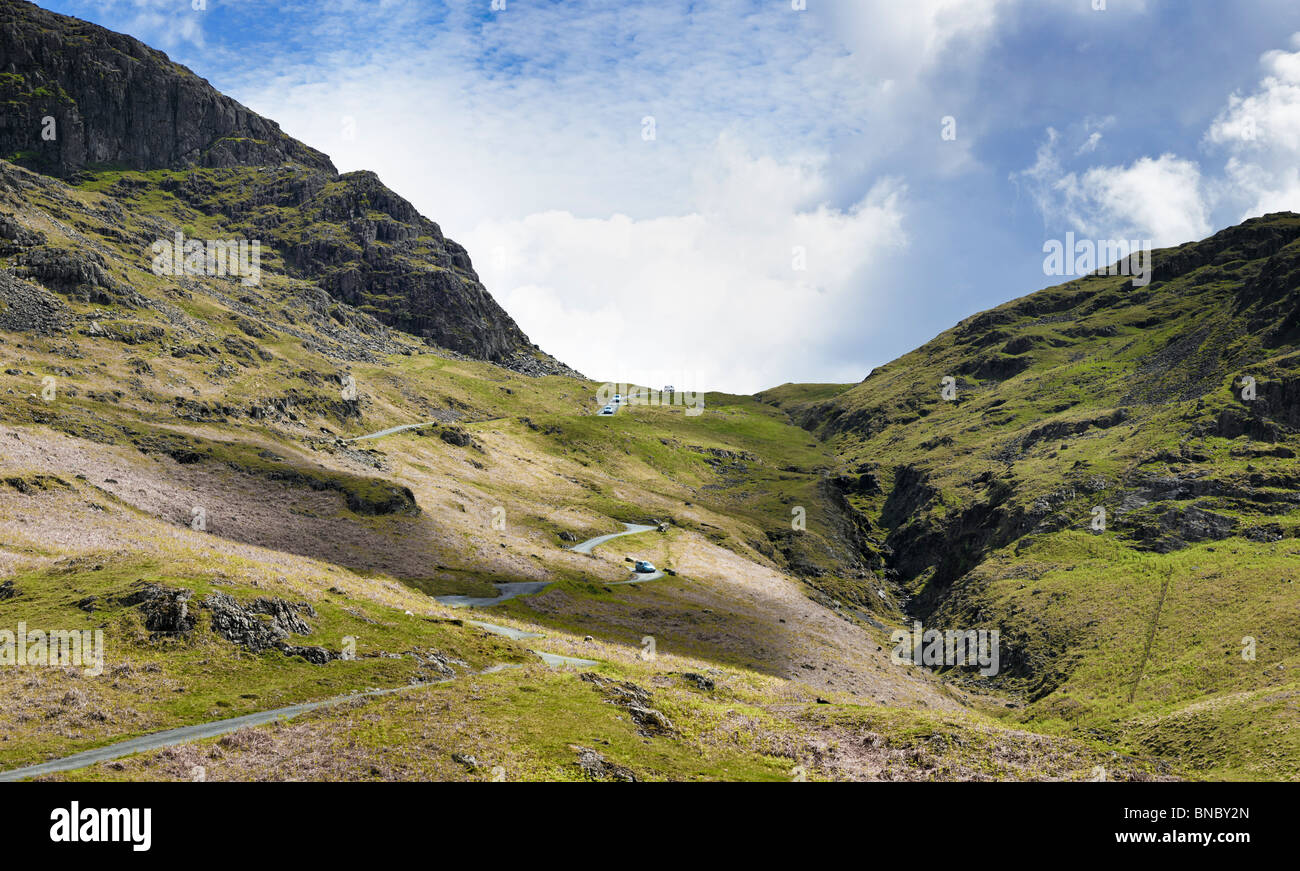 Hardknott pass road hi-res stock photography and images - Alamy