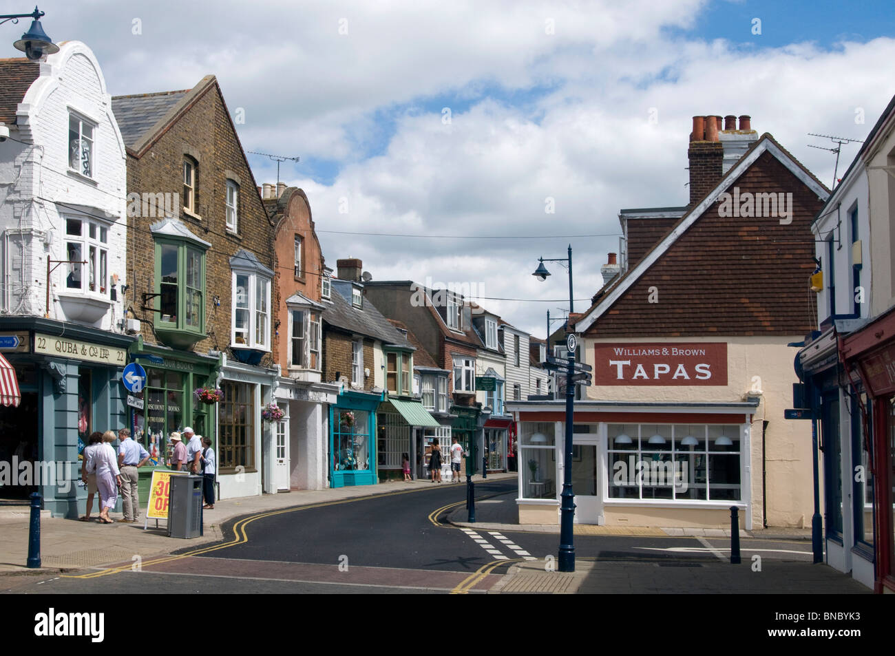 harbour street whitstable kent england uk Stock Photo - Alamy