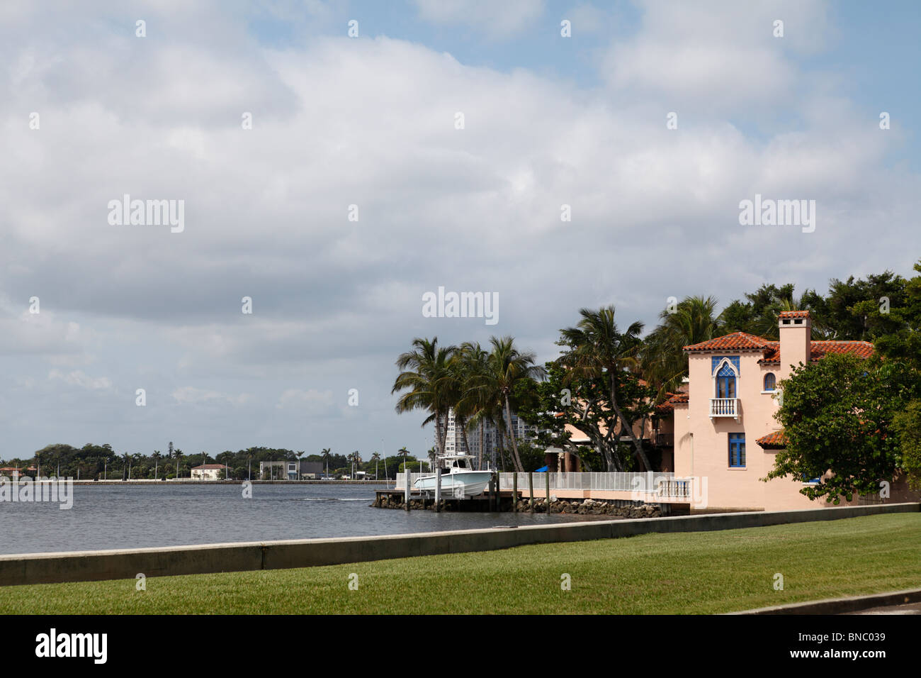 Florida landscape Palm Beach Stock Photo - Alamy