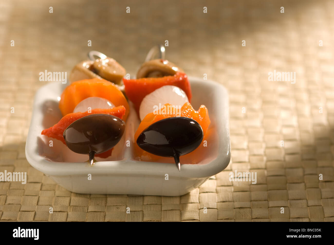 Canapes skewer hi-res stock photography and images - Alamy