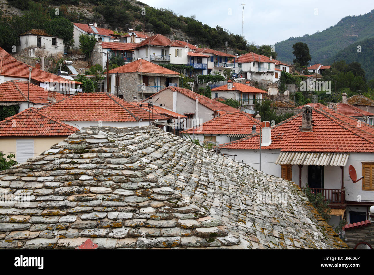 Skala Prinos, Thassos, Greece, Sept 2009 Stock Photo - Alamy