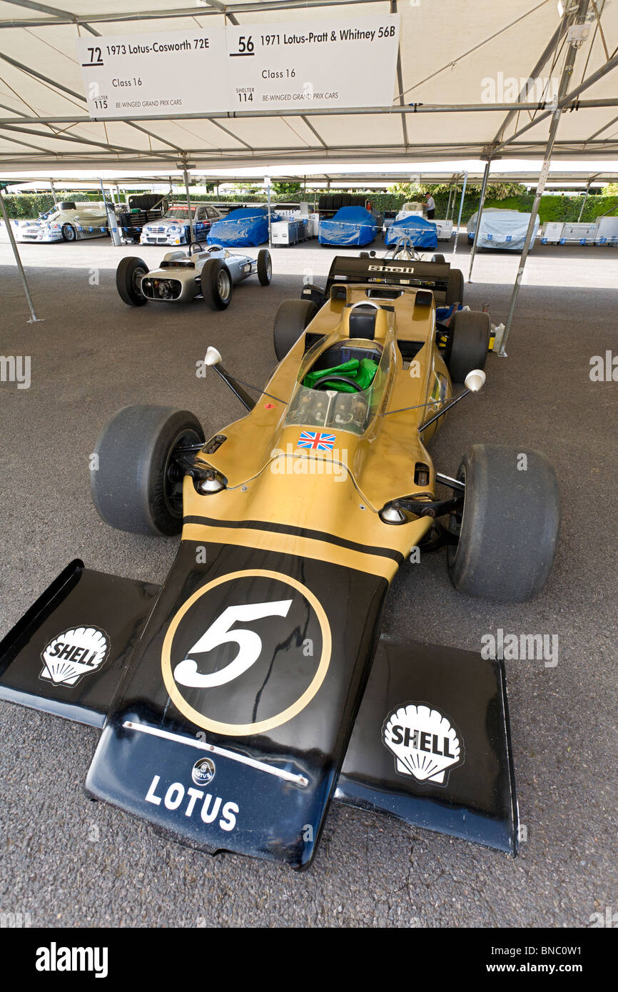 1971 Lotus-Pratt & Whitney 56B gas turbine Formula 1 racer in the ...