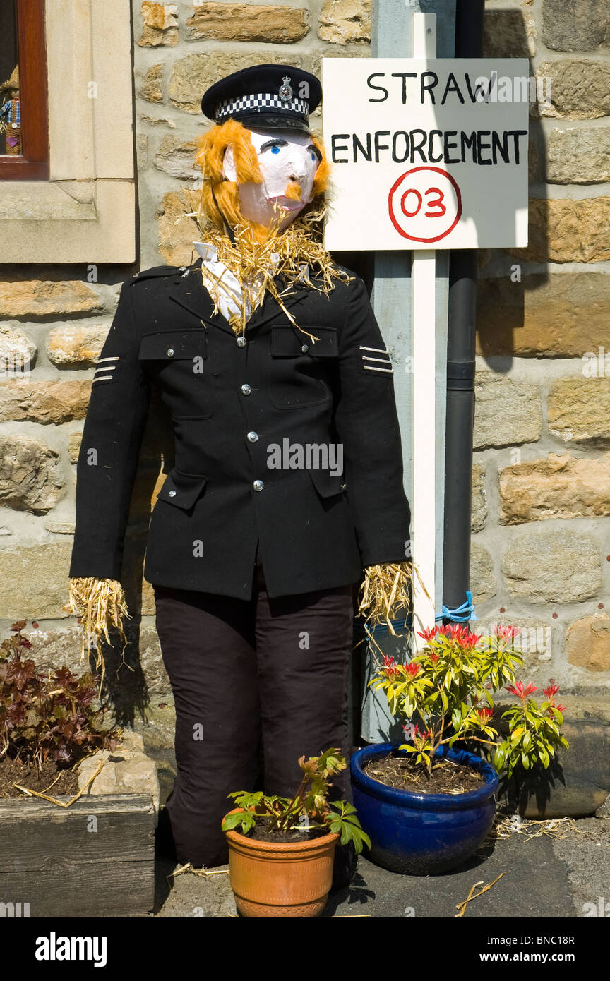 Speed cop 'straw enforcement'. An exhibit at the Wray Scarecrow ...