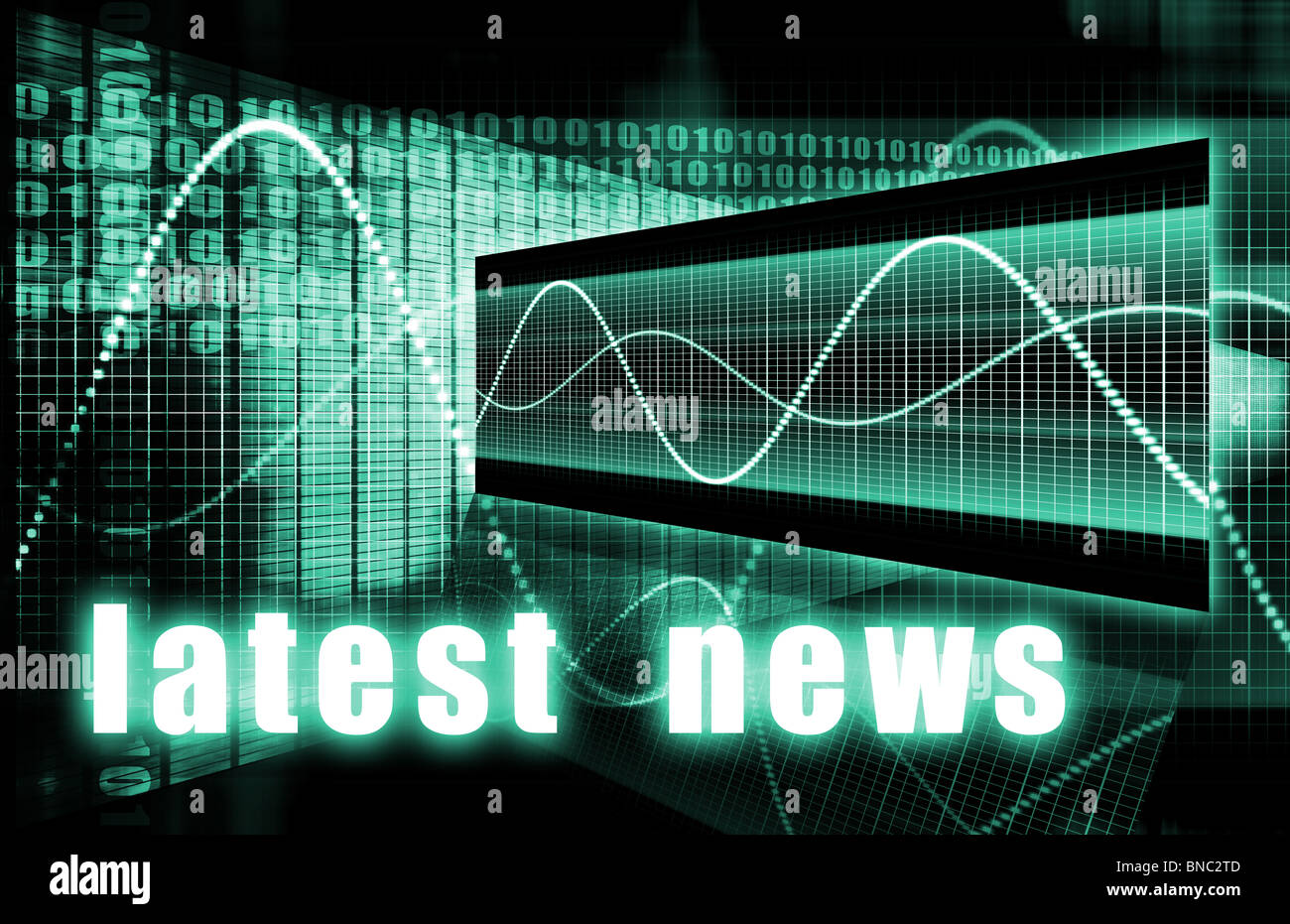 Latest News Headlines Background Sign as an Art Stock Photo - Alamy