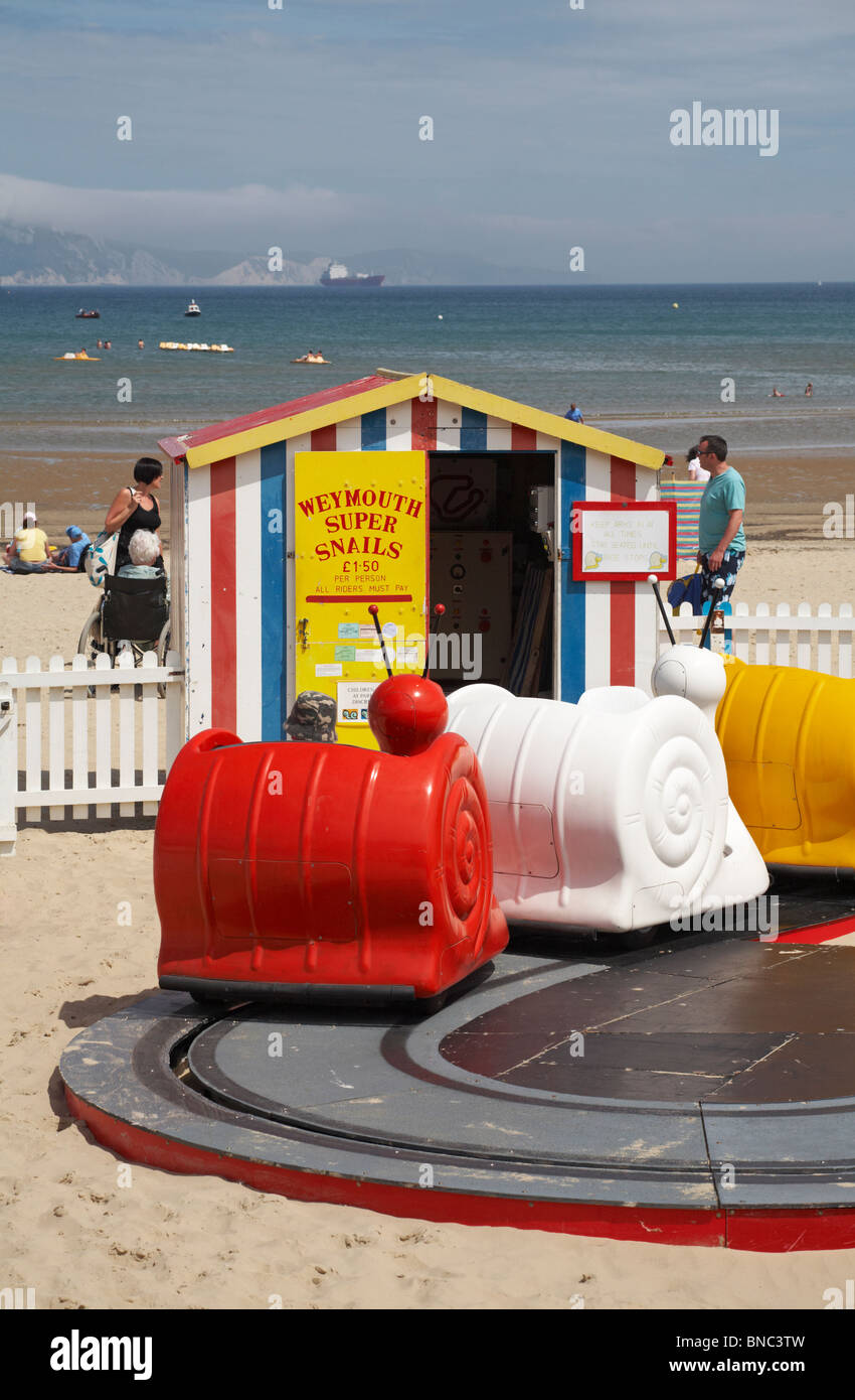 Weymouth super snails fun ride hi-res stock photography and images - Alamy