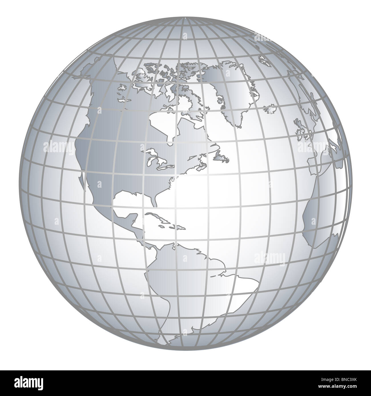 illustration of a world globe Stock Photo - Alamy