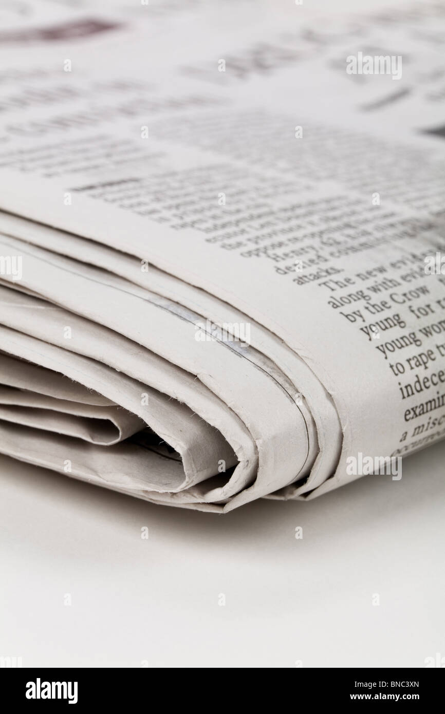 newspaper close up shot for background Stock Photo - Alamy