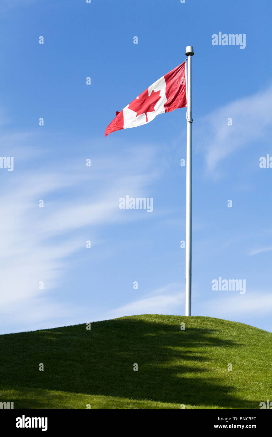 Canadian flag pole hi-res stock photography and images - Alamy