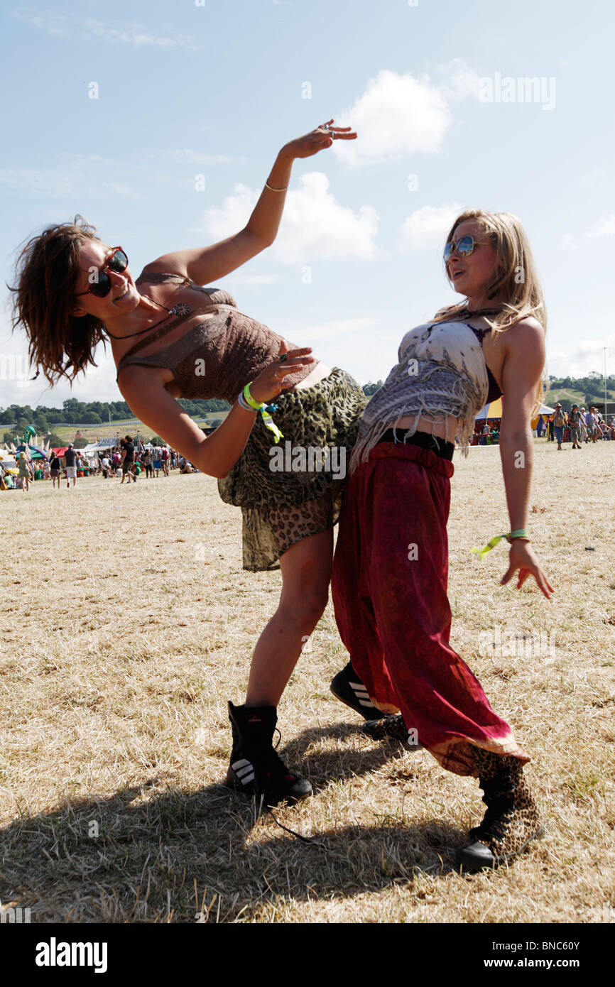 Glastonbury girls hi-res stock photography and images - Alamy