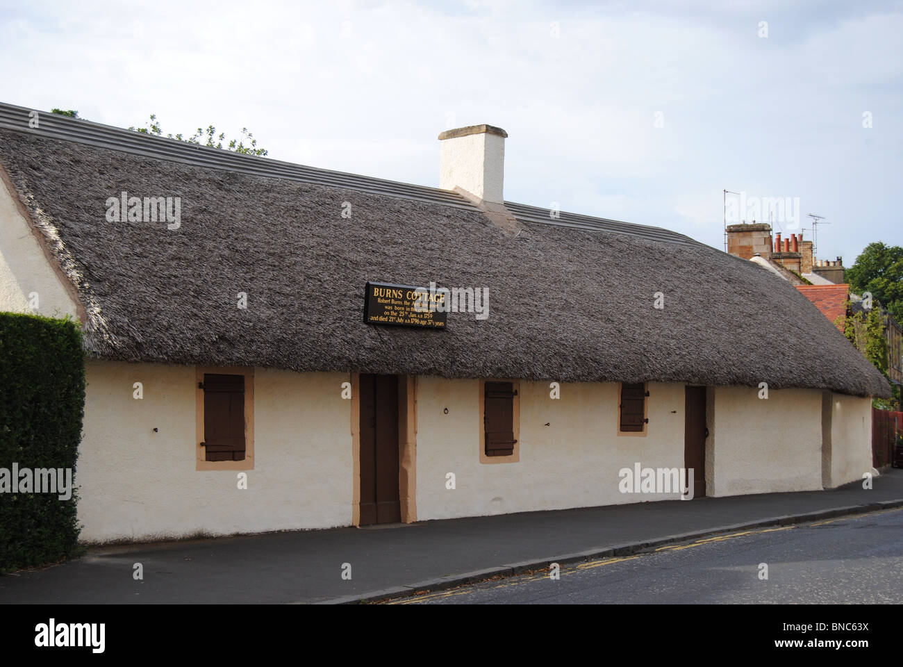 Robert burns cottage hi-res stock photography and images - Alamy