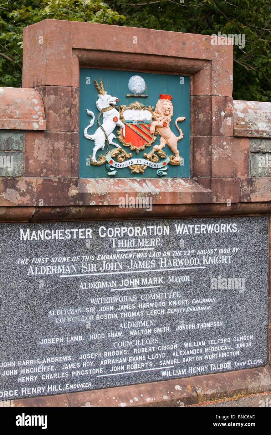 A sign on Thirlmere Reservoir in the Lake District, UK Stock Photo - Alamy