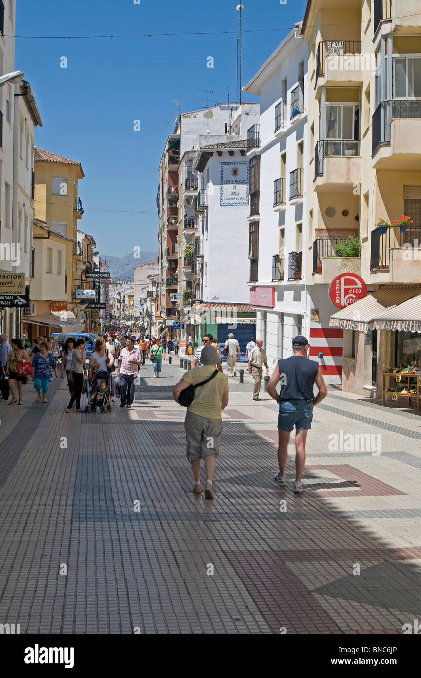 Shopping street in ronda spain hi-res stock photography and images - Alamy