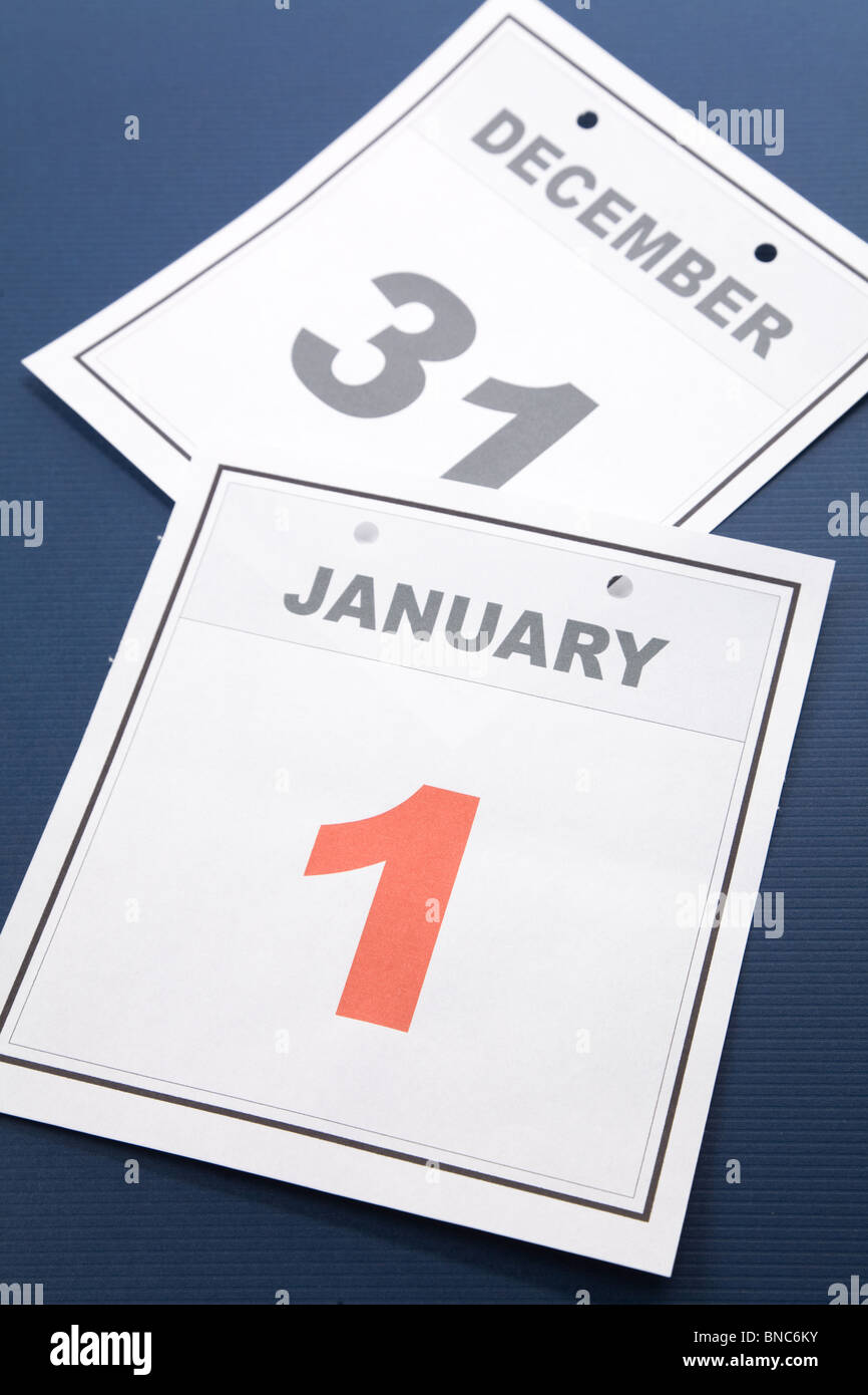 New Year, calendar date January 1 for background Stock Photo - Alamy