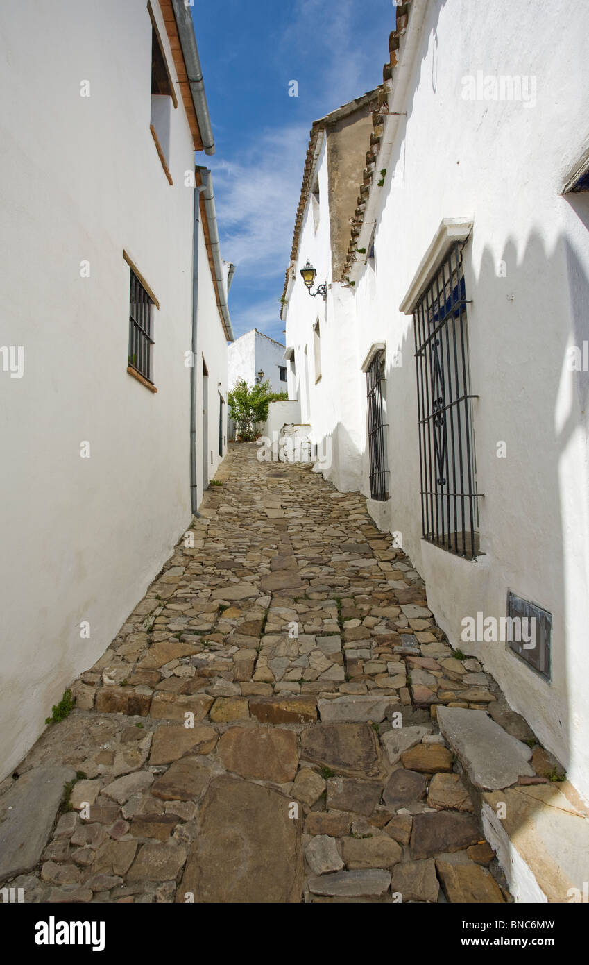 Traditional Spanish Village scene Stock Photo - Alamy
