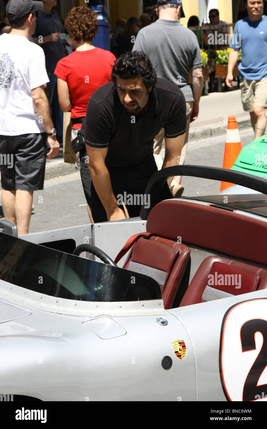 man inspecting checking car interior Stock Photo - Alamy
