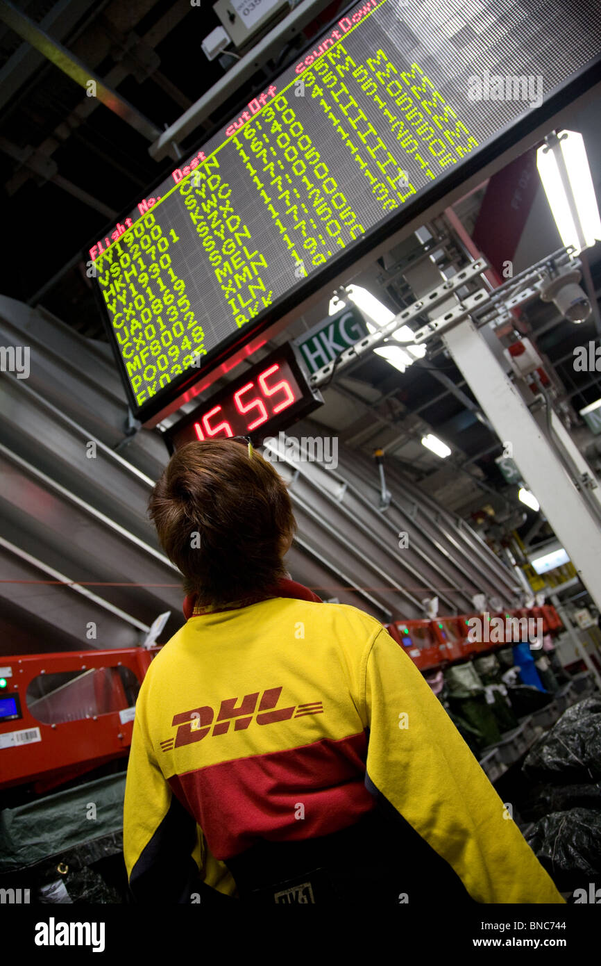 DHL logistics centre warehouse facility Hong Kong Stock Photo - Alamy