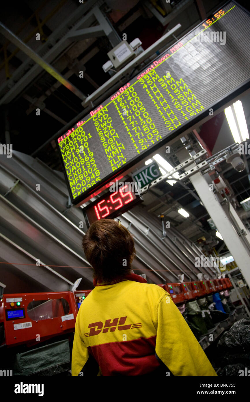 DHL logistics centre warehouse facility Hong Kong Stock Photo - Alamy
