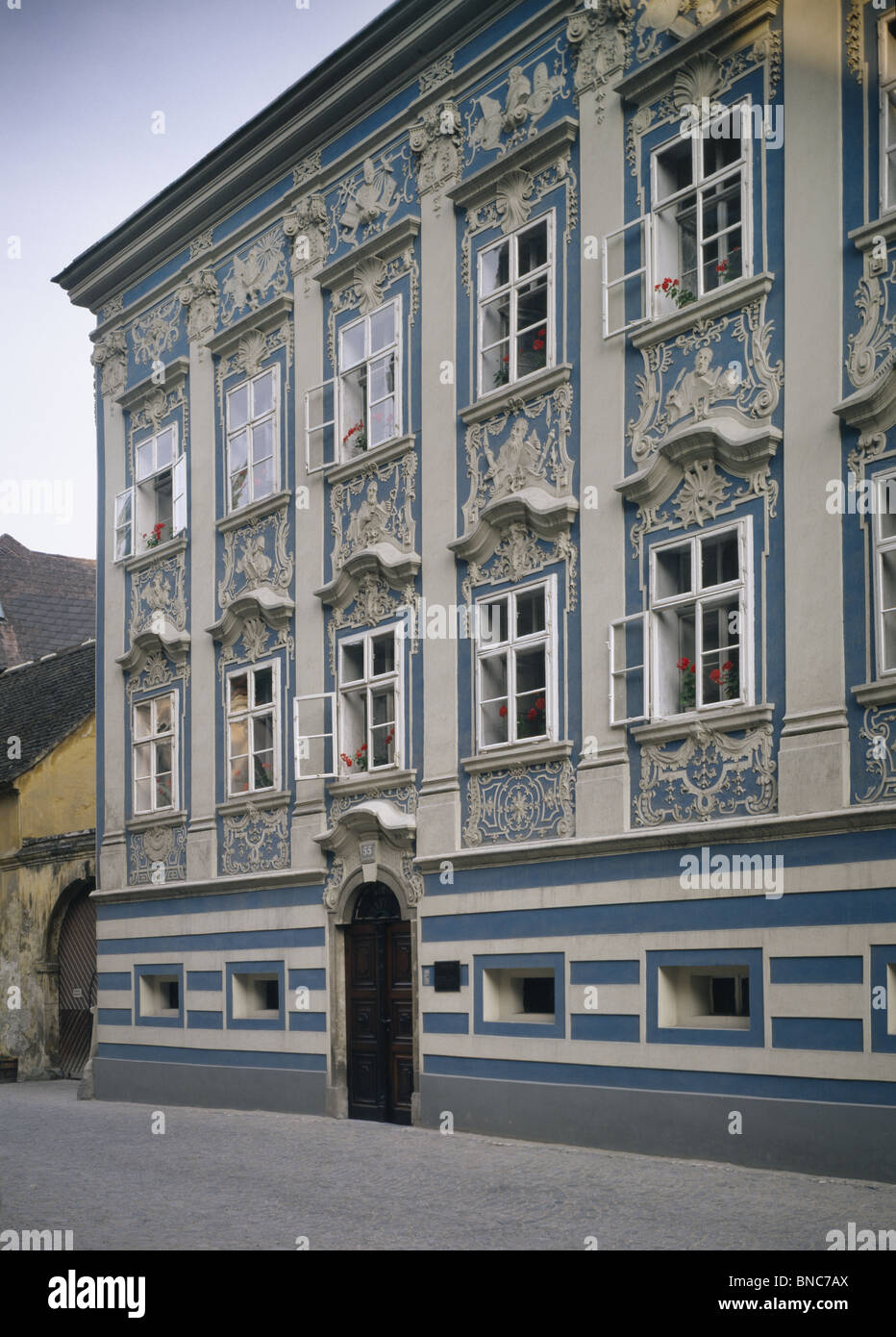 Pfarrhof Krems Austria, Vienna. 1744-48 rococo stucco work by Johann ...