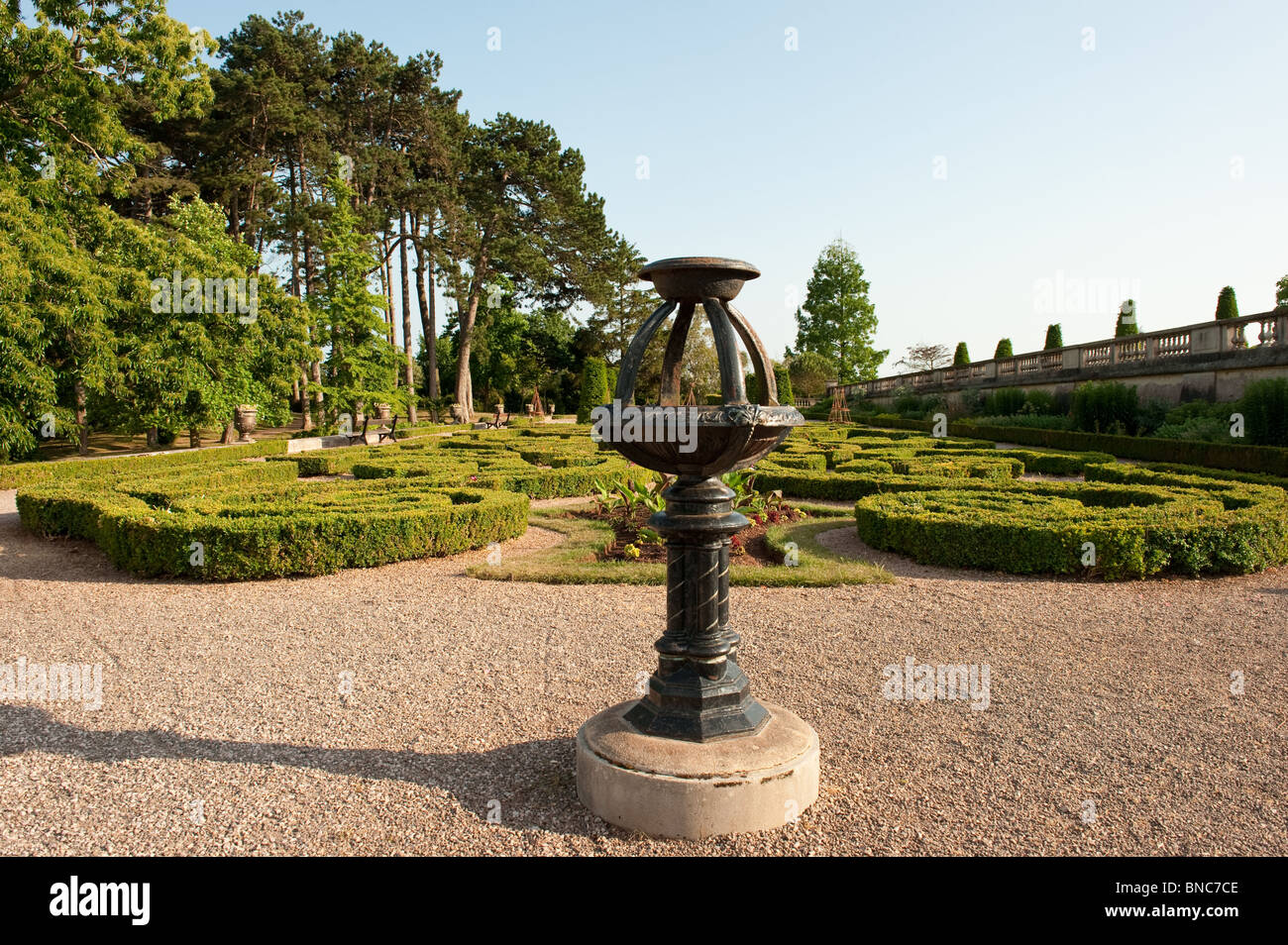 Gardens at Oldway Mansion in Paignton, Devon, owned by Torbay Council ...