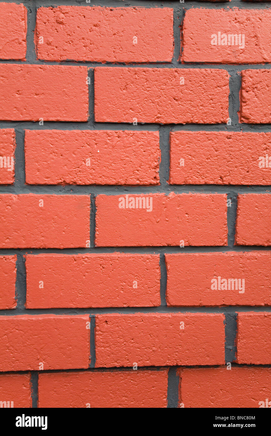 red brick wall texture close up shot Stock Photo - Alamy