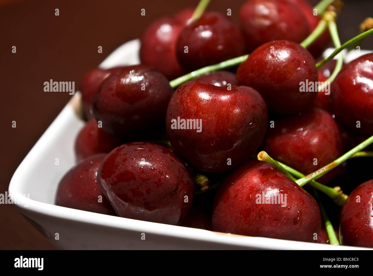 cherries in pot Stock Photo - Alamy