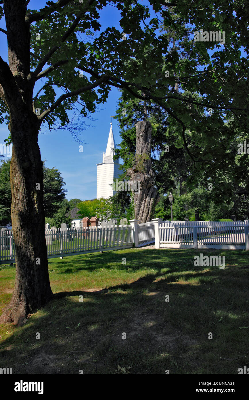 Caroline Episcopal Church and cemetery Setauket Long Island NY Stock ...