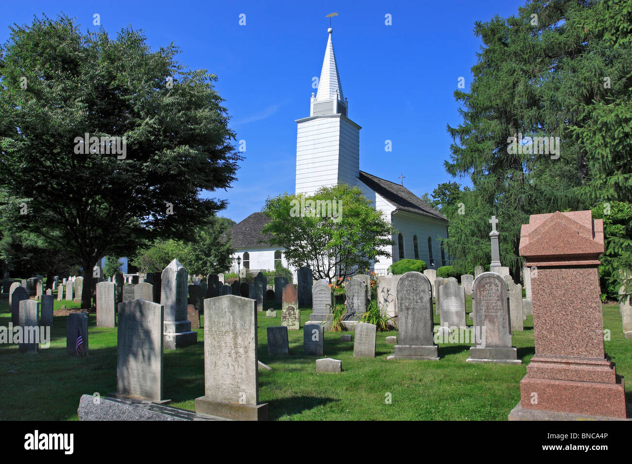 Historic Caroline Episcopal Church and cemetery Setauket Long Island NY ...