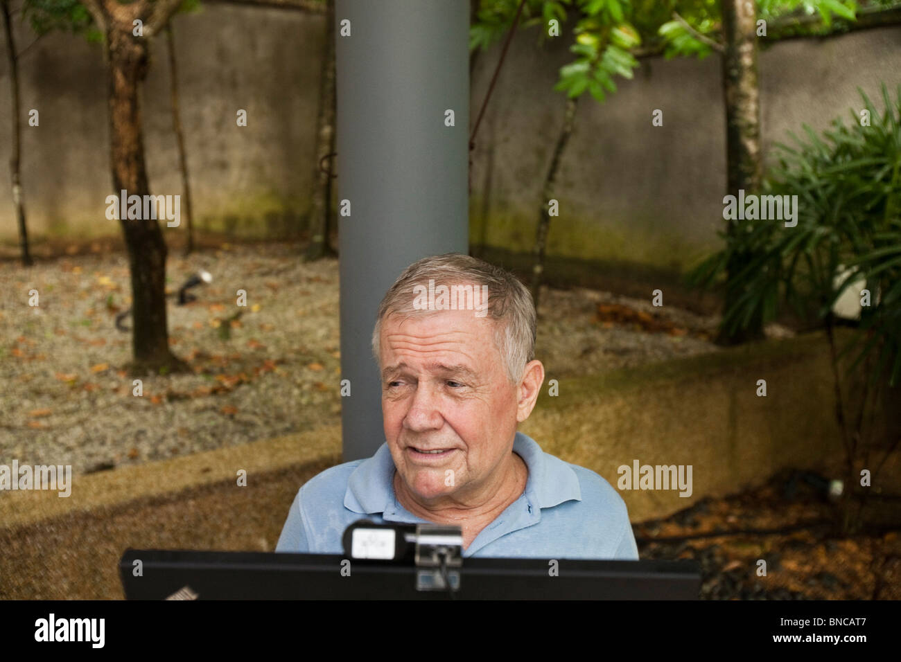 American investor and financial commentator Jim Rogers speaks during an ...