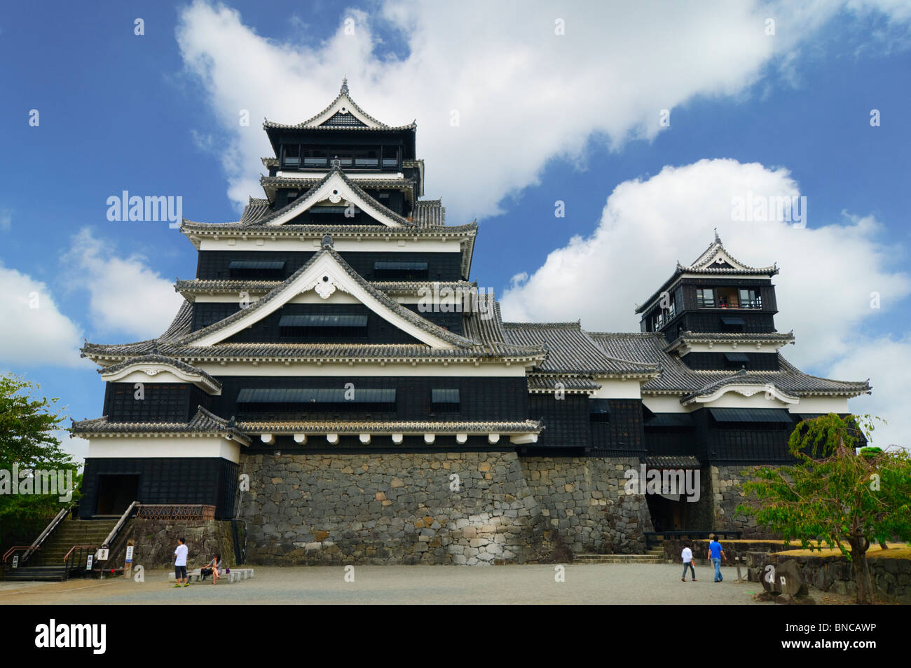 Main Tower of Kumamoto Castle, Kumamoto Prefecture, Kyushu Region ...