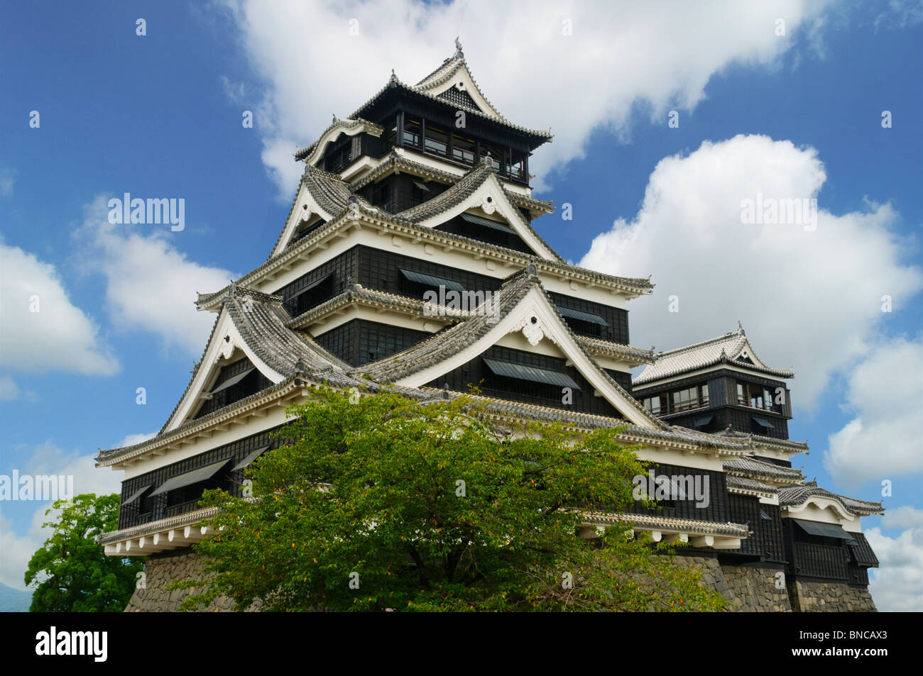 The Main Tower of Kumamoto Castle, Kumamoto Prefecture, Kyushu Region ...