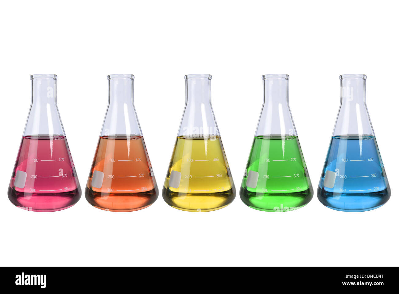Science flasks colors Cut Out Stock Images & Pictures - Alamy