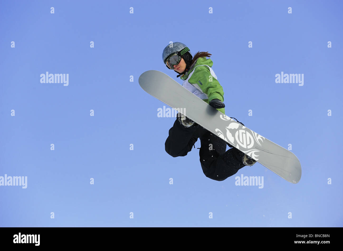 Snowboard jump hi-res stock photography and images - Alamy