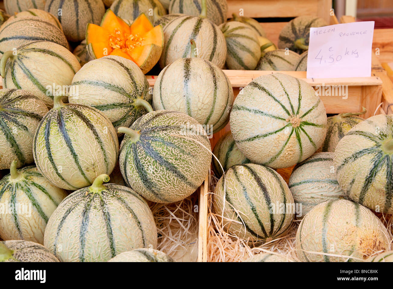 Melon in cavaillon hi-res stock photography and images - Alamy