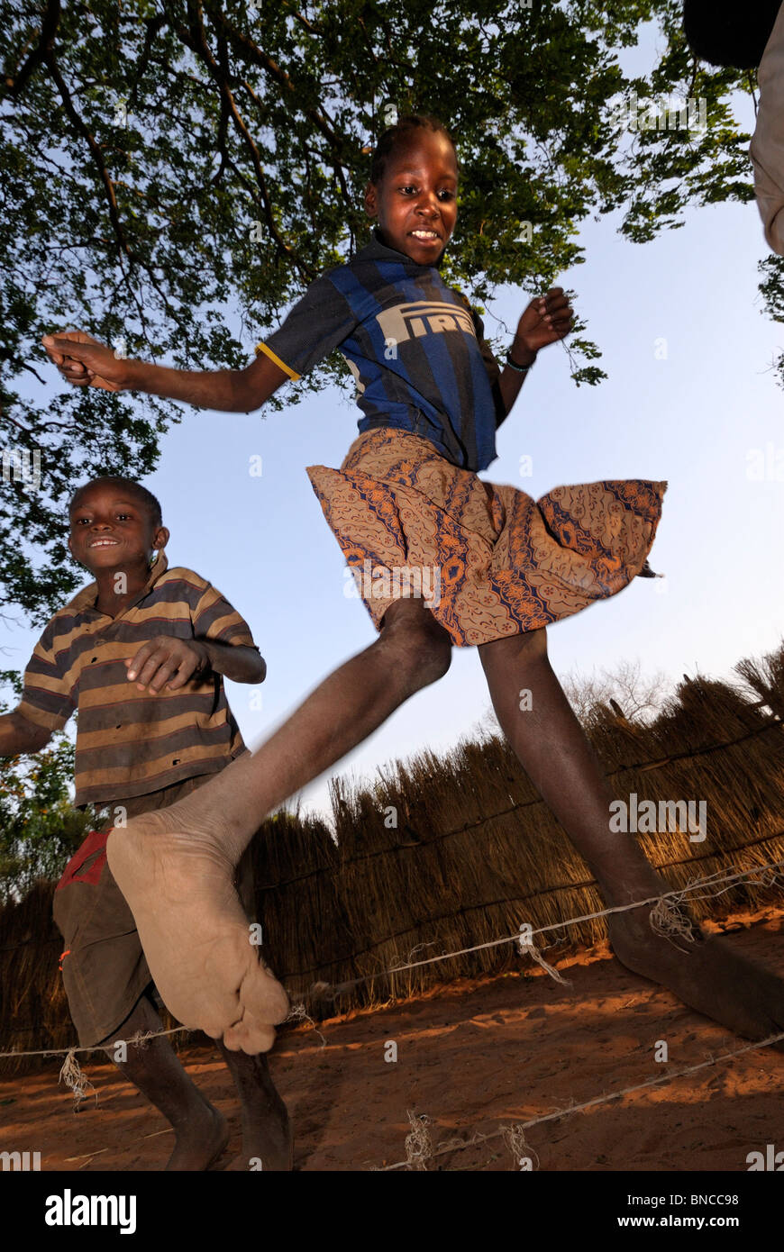 Skipping game play hi-res stock photography and images - Alamy