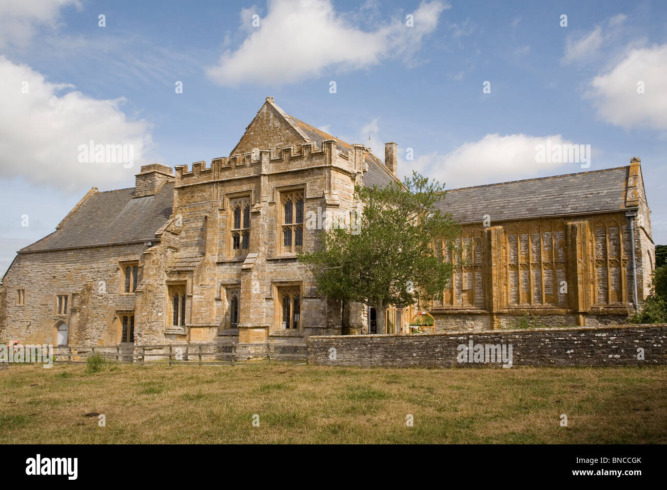 England Somerset Muchelney abbey Stock Photo - Alamy