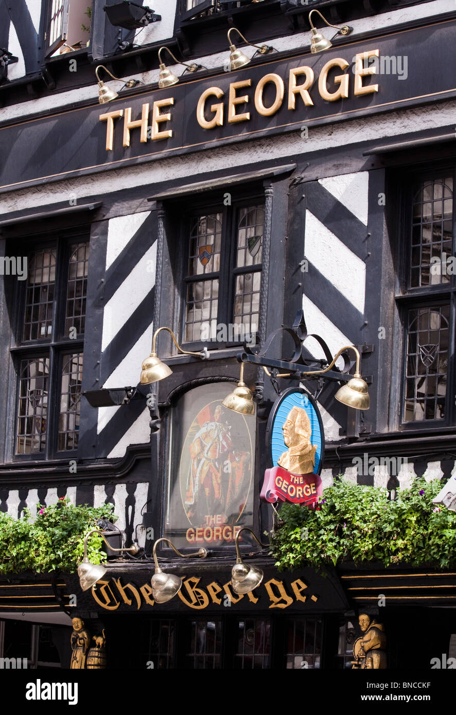 The George public house on The Strand, London Stock Photo - Alamy